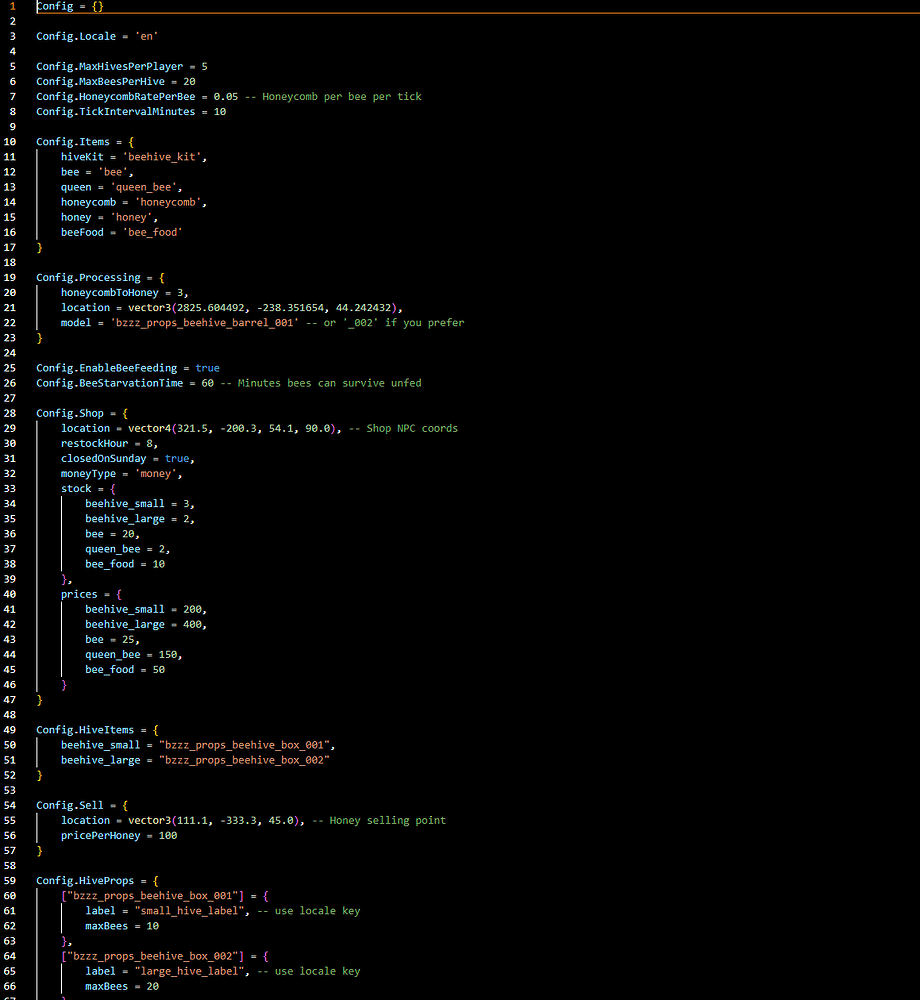 🐝 [ESX] 420Dev Beekeeper Job — Fully Localized with Custom Props (ox ...