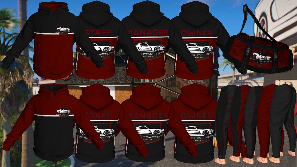Cruisin Craftsman Tracksuits for Male and Female - FiveM Releases - Cfx.re Community