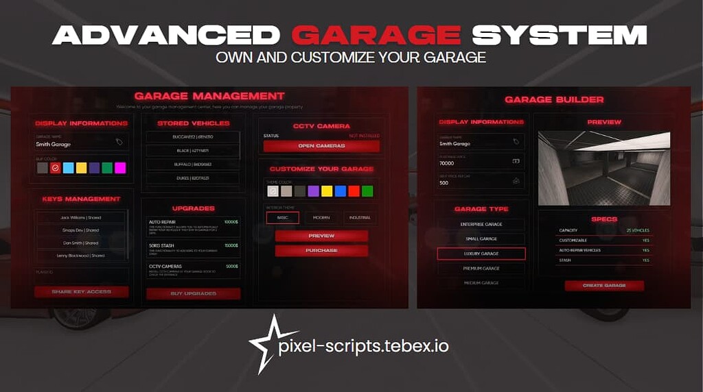 Most advanced garage system | gta:o style - FiveM Releases - Cfx.re ...