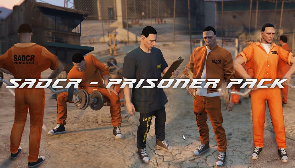[PAID] SADCR Prisoner Clothes ( Fivem Ready / Add-On ) - FiveM Releases ...