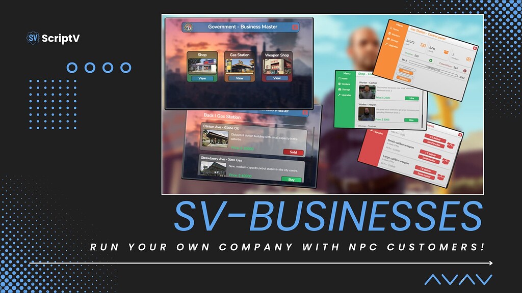 [ESX] SV-BUSINESSES - FiveM Releases - Cfx.re Community
