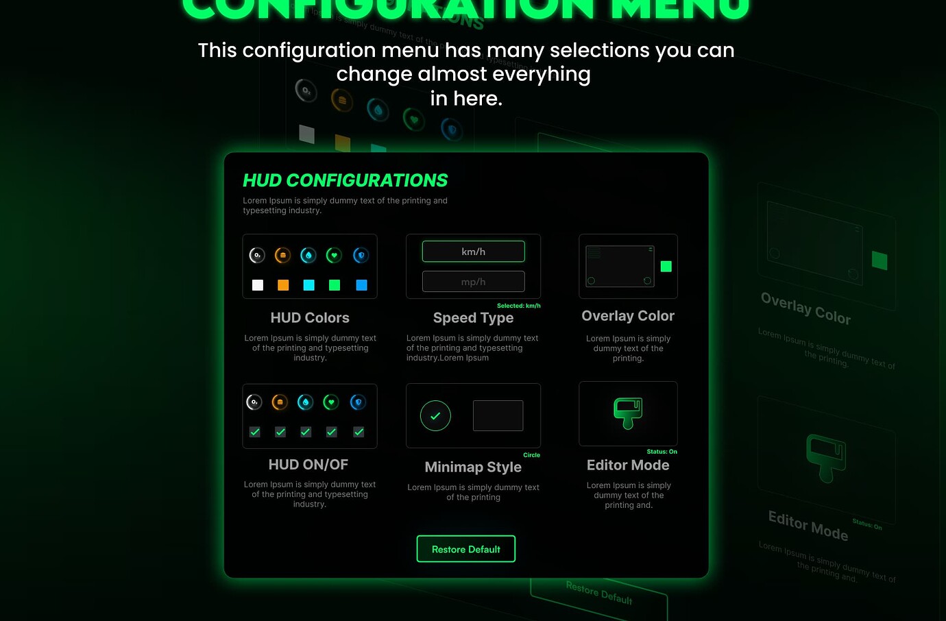 Modern HUD + Config Panel - Releases - Cfx.re Community