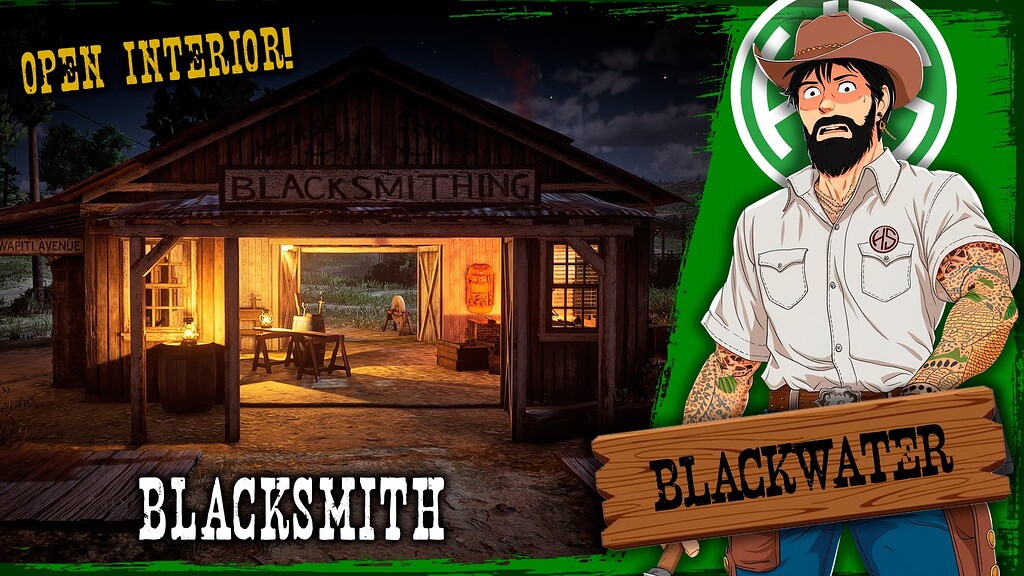 [YMAP] [OPEN INTERIOR] Blackwater Blacksmith - RedM Releases - Cfx.re ...