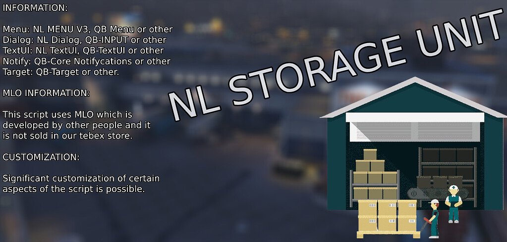 [QB] NL Storage Units | Release - FiveM Releases - Cfx.re Community