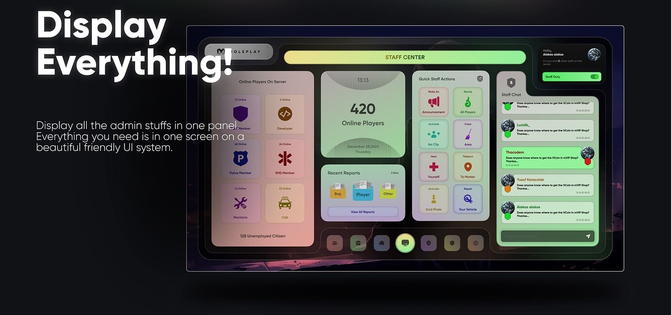 CodeM mStaff Remake | ESX - QB | ( Advanced Staff System ) - FiveM ...