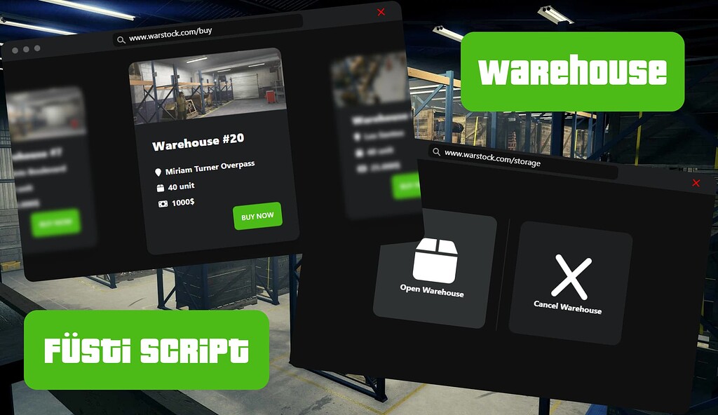 [STANDALONE] Füsti Warehouse - FiveM Releases - Cfx.re Community