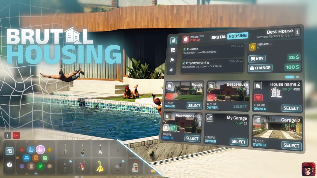 Housing [ESX/QBCORE/QBOX] Brutal Scripts - FiveM Releases - Cfx.re Community