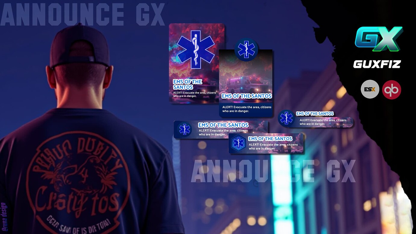 [RELEASE] Best Announcement Script - +7Designs! - ESX/QBCore - FiveM Search