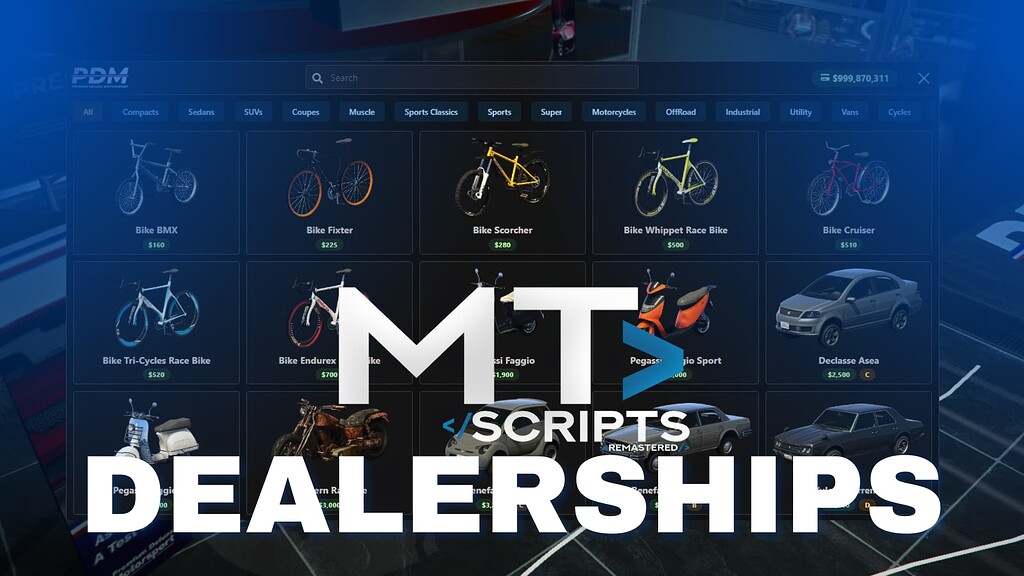 MT Dealerships V2 | Dealership/Vehicle shop script - FiveM Releases ...