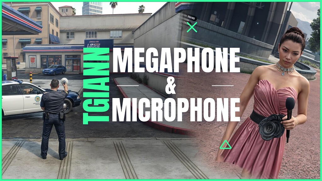TGIANN Megaphone & Microphone - FiveM Releases - Cfx.re Community
