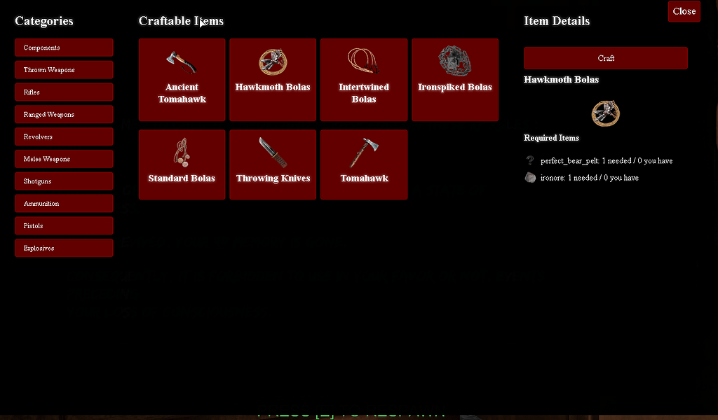 Crafting Kits - Place-able - RedM Releases - Cfx.re Community