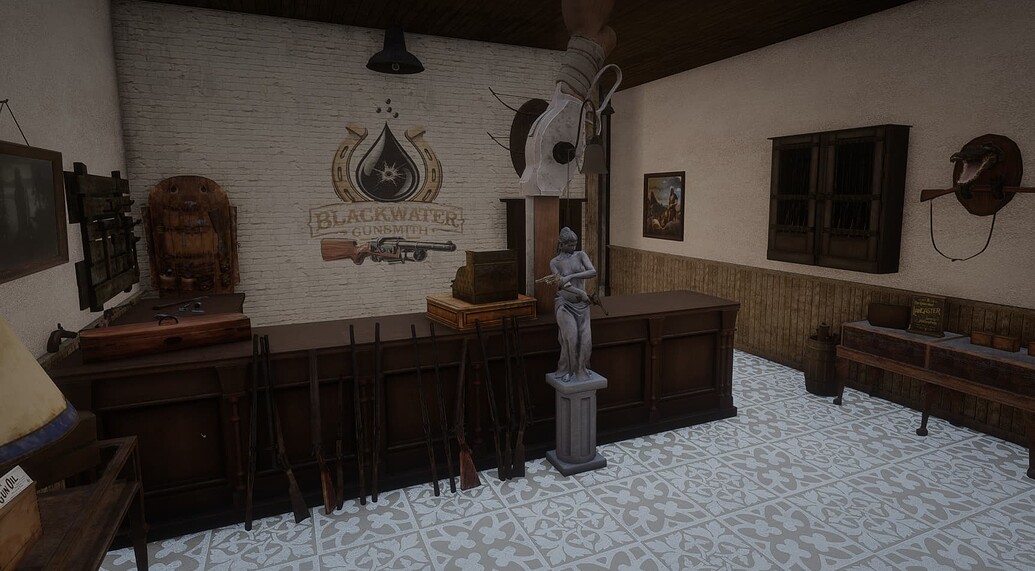 [OPEN INTERIOR] Blackwater Gunsmith - RedM Releases - Cfx.re Community