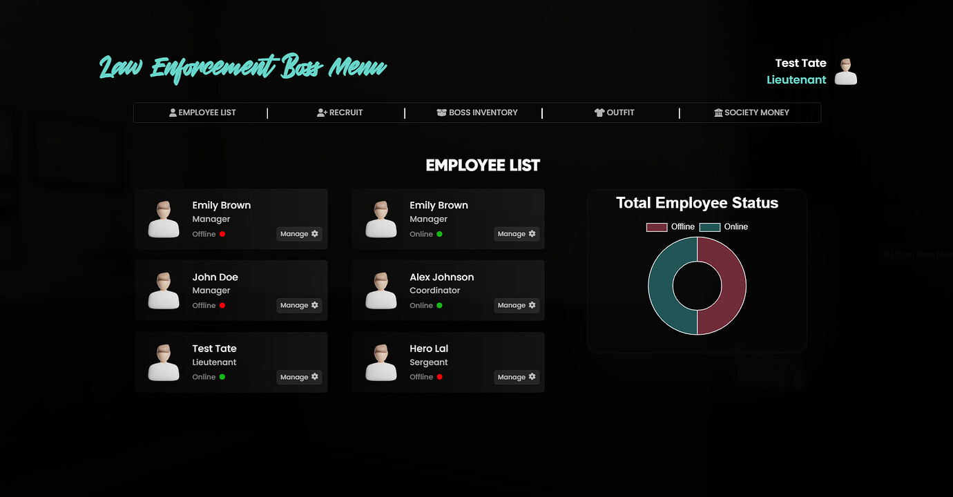 Advanced Gang & Boss Menu | [QB / ESX] - Releases - Cfx.re Community