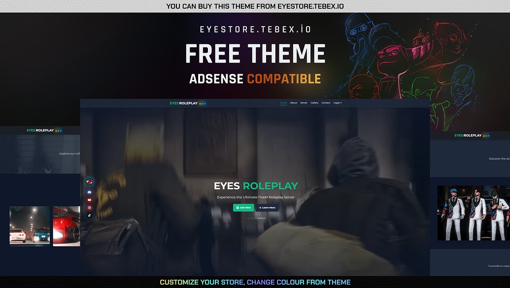 [RELEASE] Professional FiveM Server Website Template - FiveM Releases ...