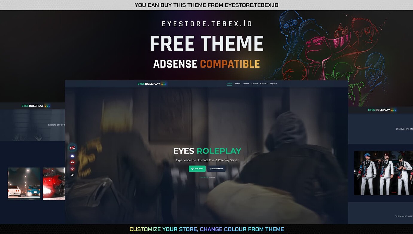 [RELEASE] Professional FiveM Server Website Template - FiveM Releases ...