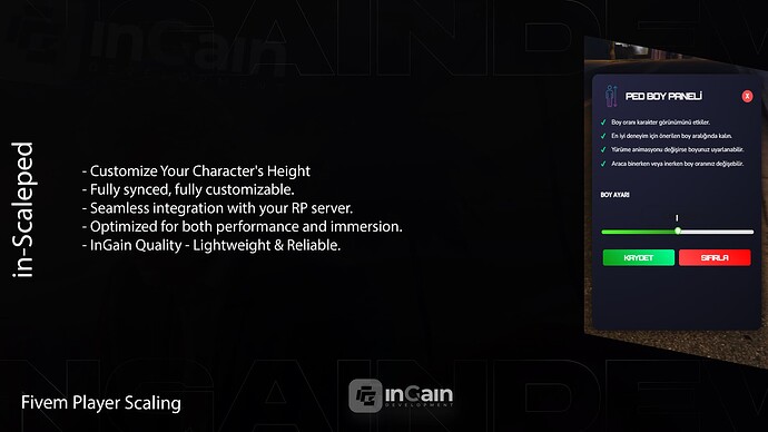 Fivem Player Scaling- inGain Scale Ped - FiveM Releases - Cfx.re Community