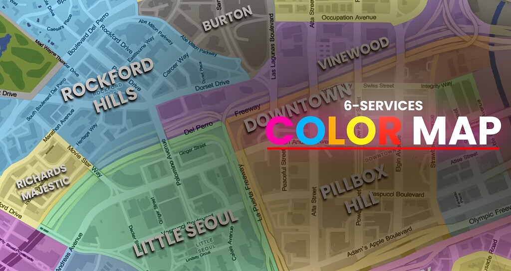 Escape Map with Postal/Clean design - FiveM Releases - Cfx.re Community