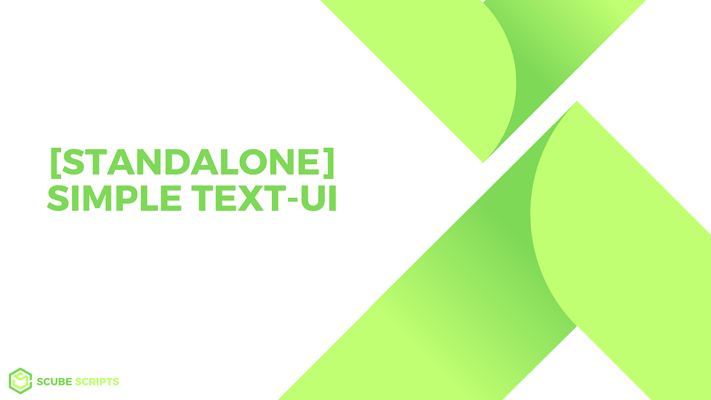 [FREE] Text-UI [Standalone] - FiveM Releases - Cfx.re Community