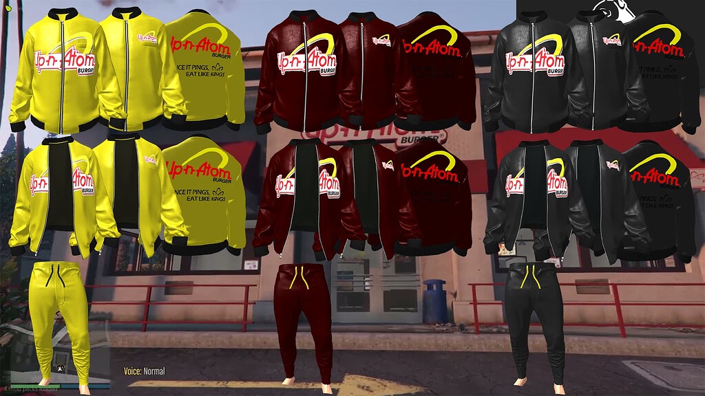 Up n Atom Jackets for Male and Female [Lore Friendly] - FiveM Releases ...