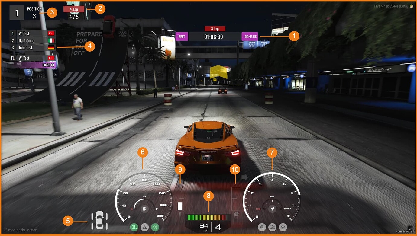 [STANDALONE] Wert Racing Hud - FiveM Releases - Cfx.re Community