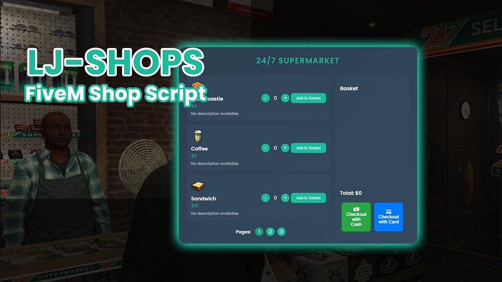 [PAID][QB-Core] LJ-SHOPS - Shops Script - FiveM Releases - Cfx.re Community
