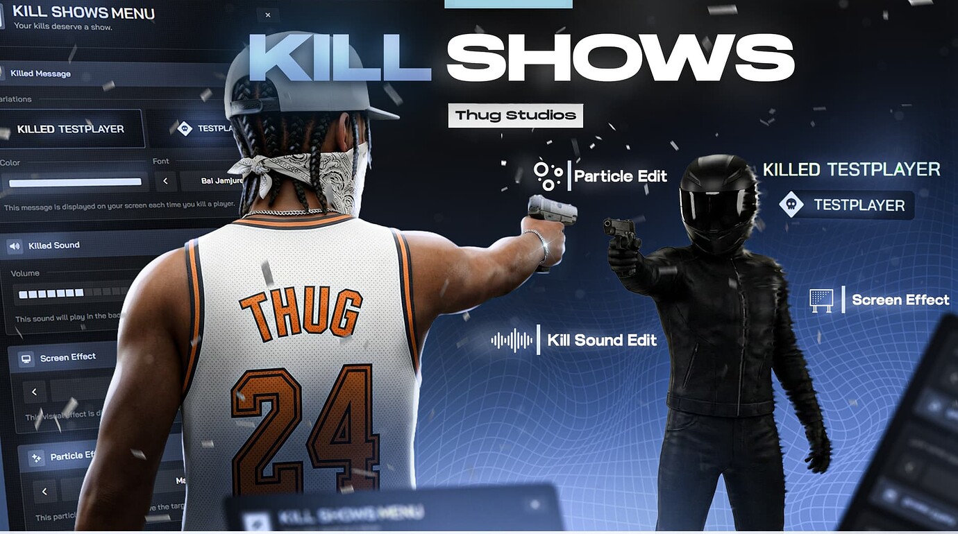 Most Advanced Customizable Kill Effects System | thug-kill-shows-plus ...