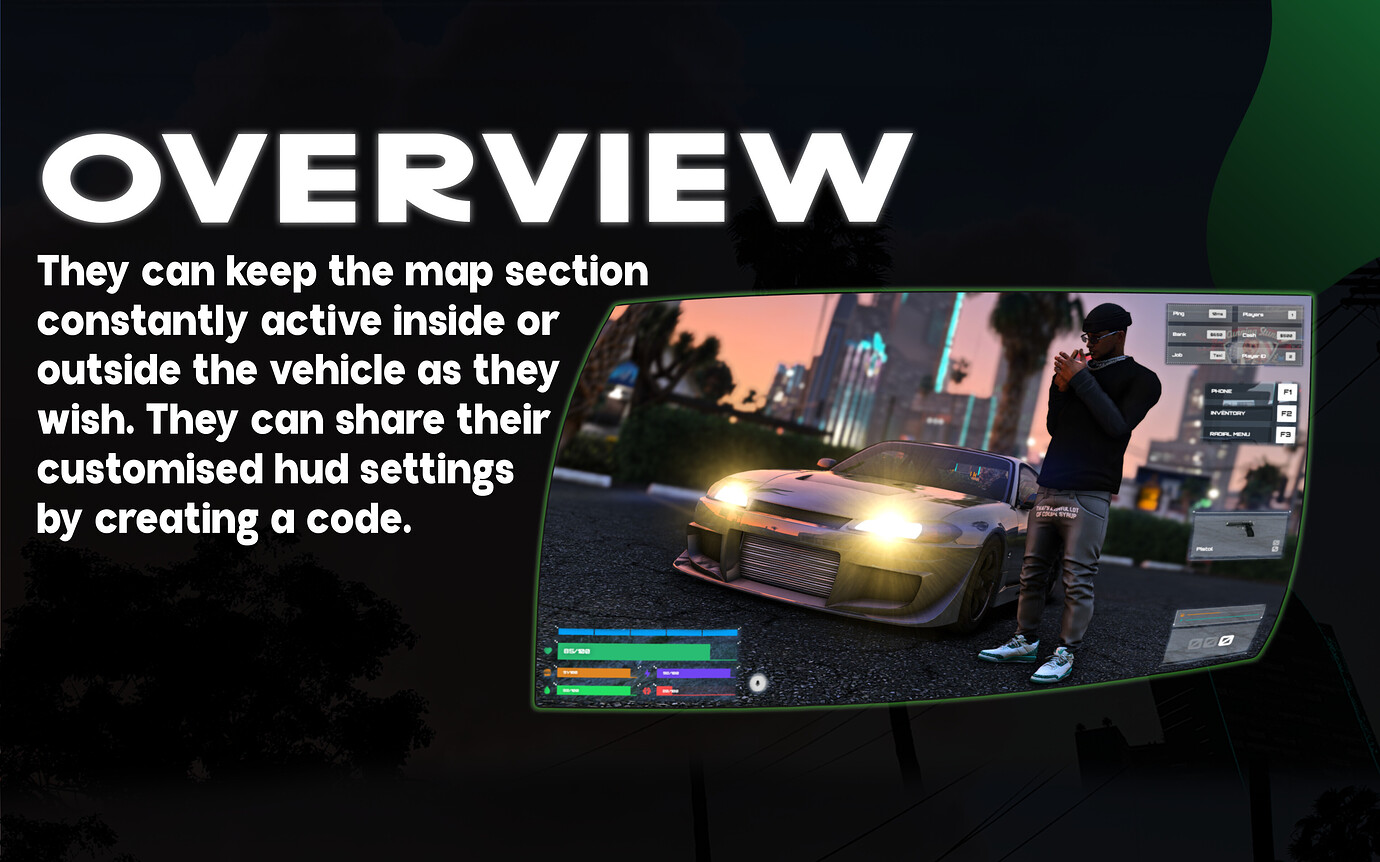 [SAVANA] Rectangle Hud [QB/ESX/QBOX] - FiveM Releases - Cfx.re Community