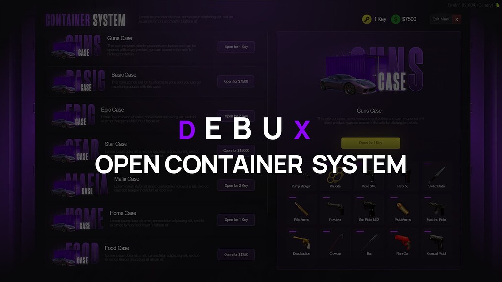 [ESX/QB] Container Opening (Case Opening) - FiveM Releases - Cfx.re ...