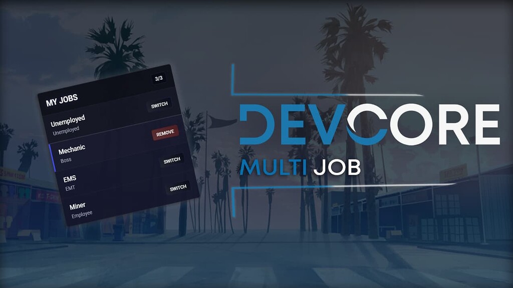 Esx Devcore Multijob Fivem Releases Cfx Re Community