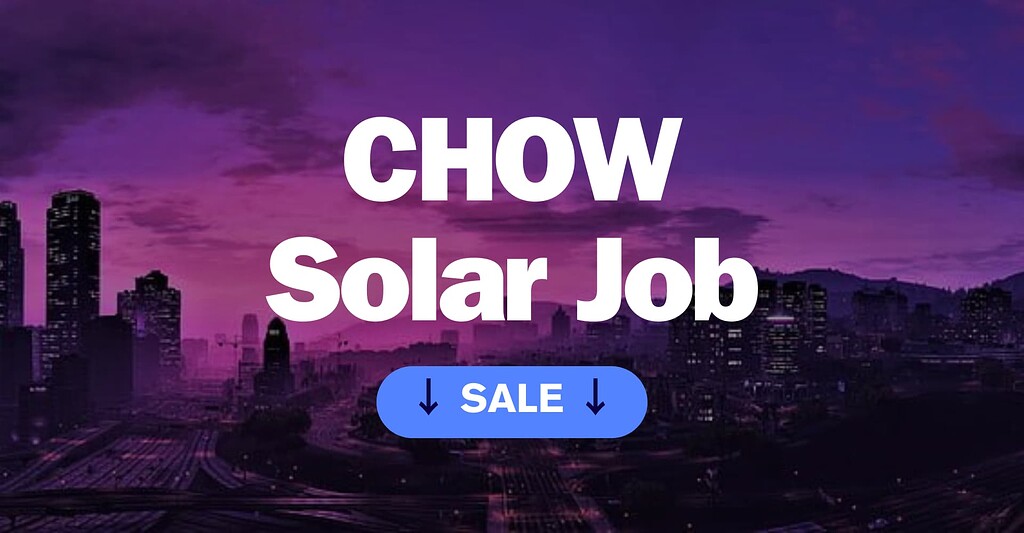 [PAID][QB] Solar Panel Job - FiveM Releases - Cfx.re Community