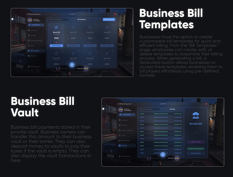 CodeM mBilling v2 - Advanced Billing Script (ESX-QB) - FiveM Releases ...
