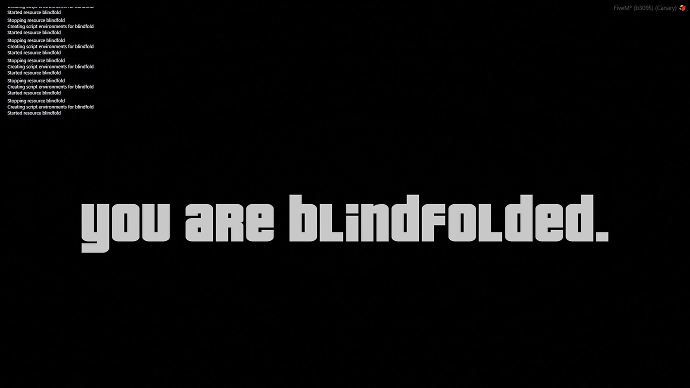 Simple Blindfold Script - FiveM Releases - Cfx.re Community