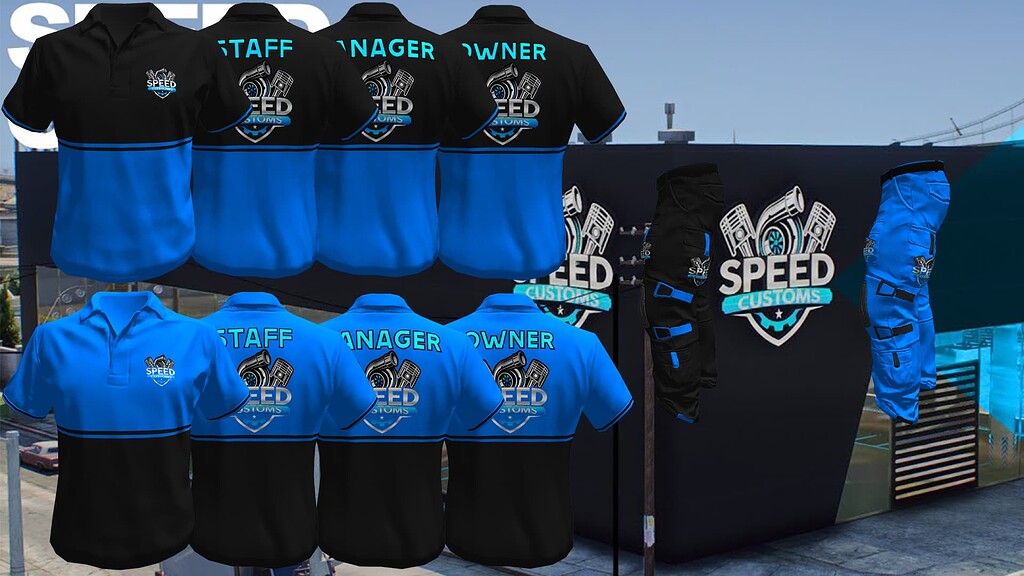 Speed Customs Uniform for Male and Female - FiveM Releases - Cfx.re Community