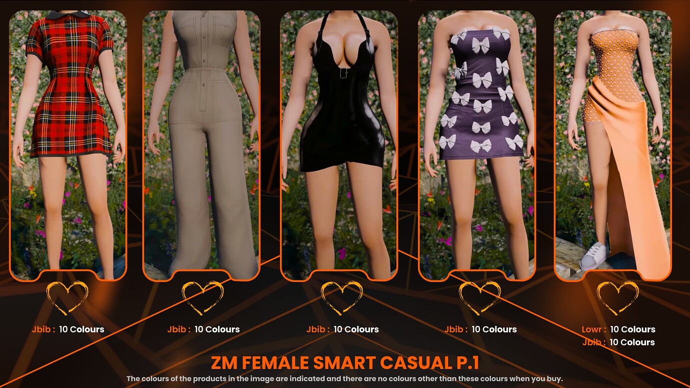 [Clothing] ZM Development Female Smart Casual P.1 - FiveM Releases - Cfx.re Community