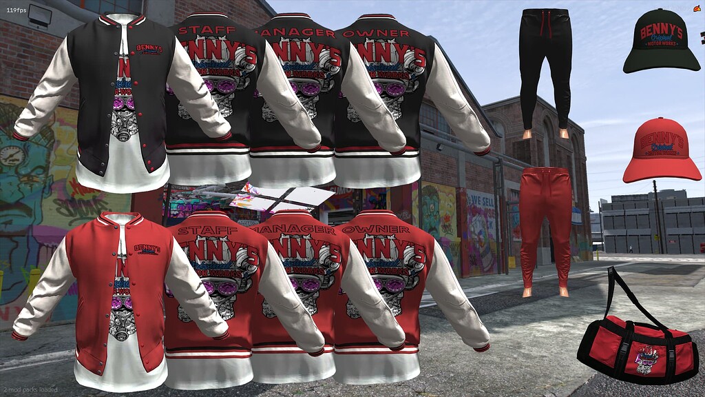 Bennys Jacket 1 for Male and Female [Lore Friendly] [On Sale] - FiveM Releases - Cfx.re Community