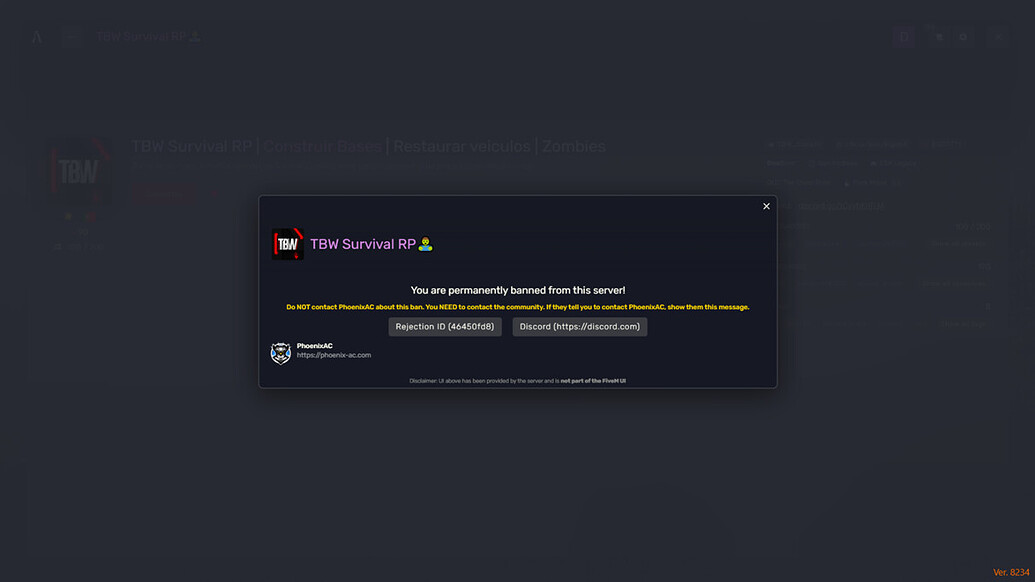 TBW Survival RP server - FiveM Client Support - Cfx.re Community