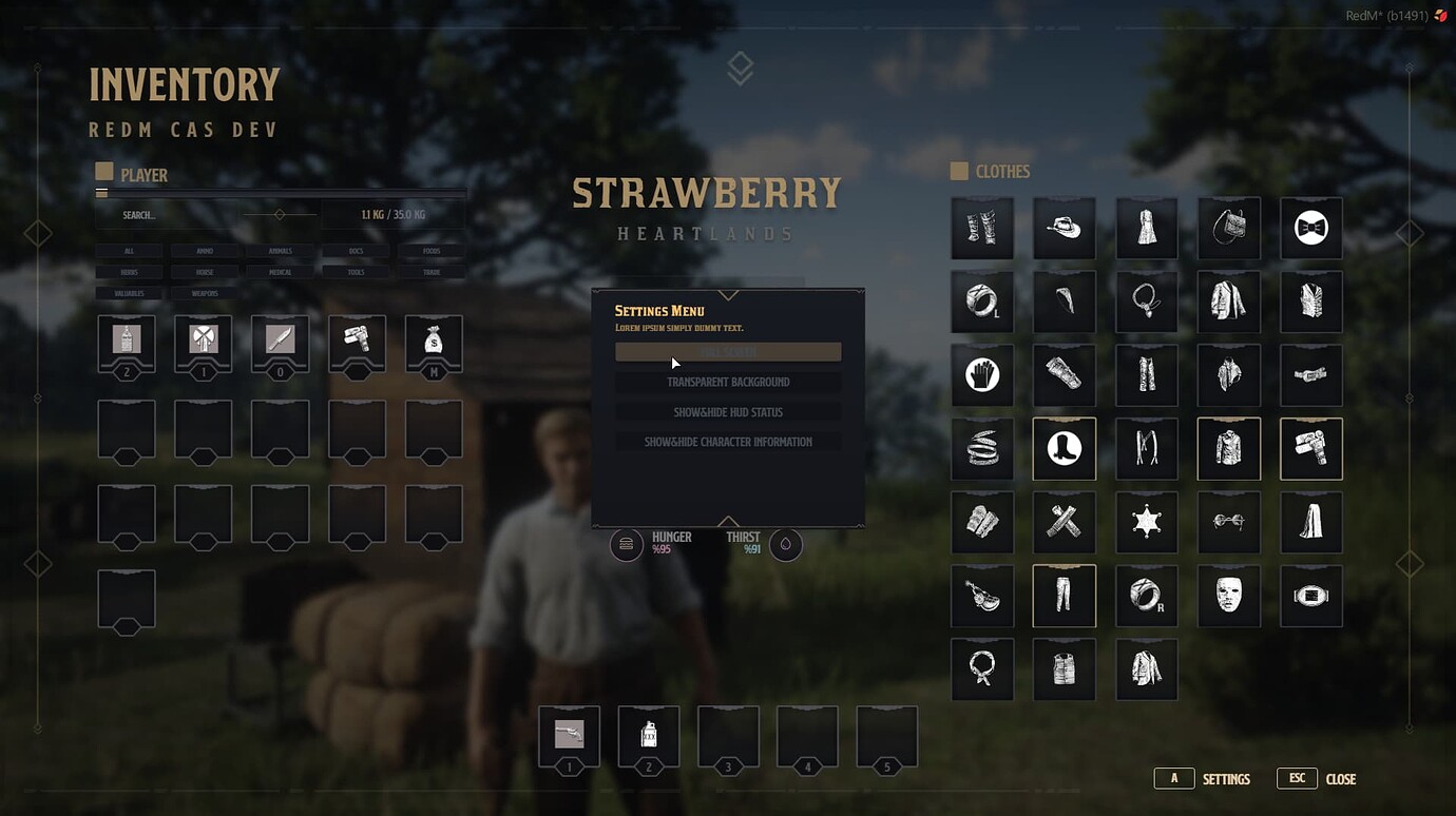 [VORP] Inventory Script for VORPCore - RedM Releases - Cfx.re Community
