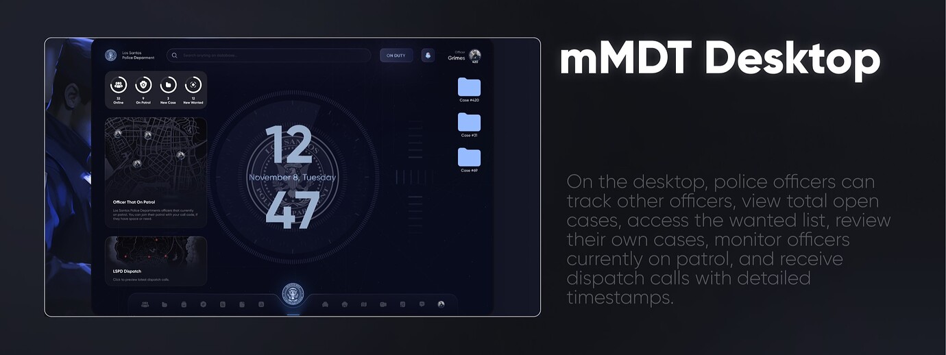 CodeM mMDT All In One (Most Detailed MDT) - FiveM Releases - Cfx.re ...