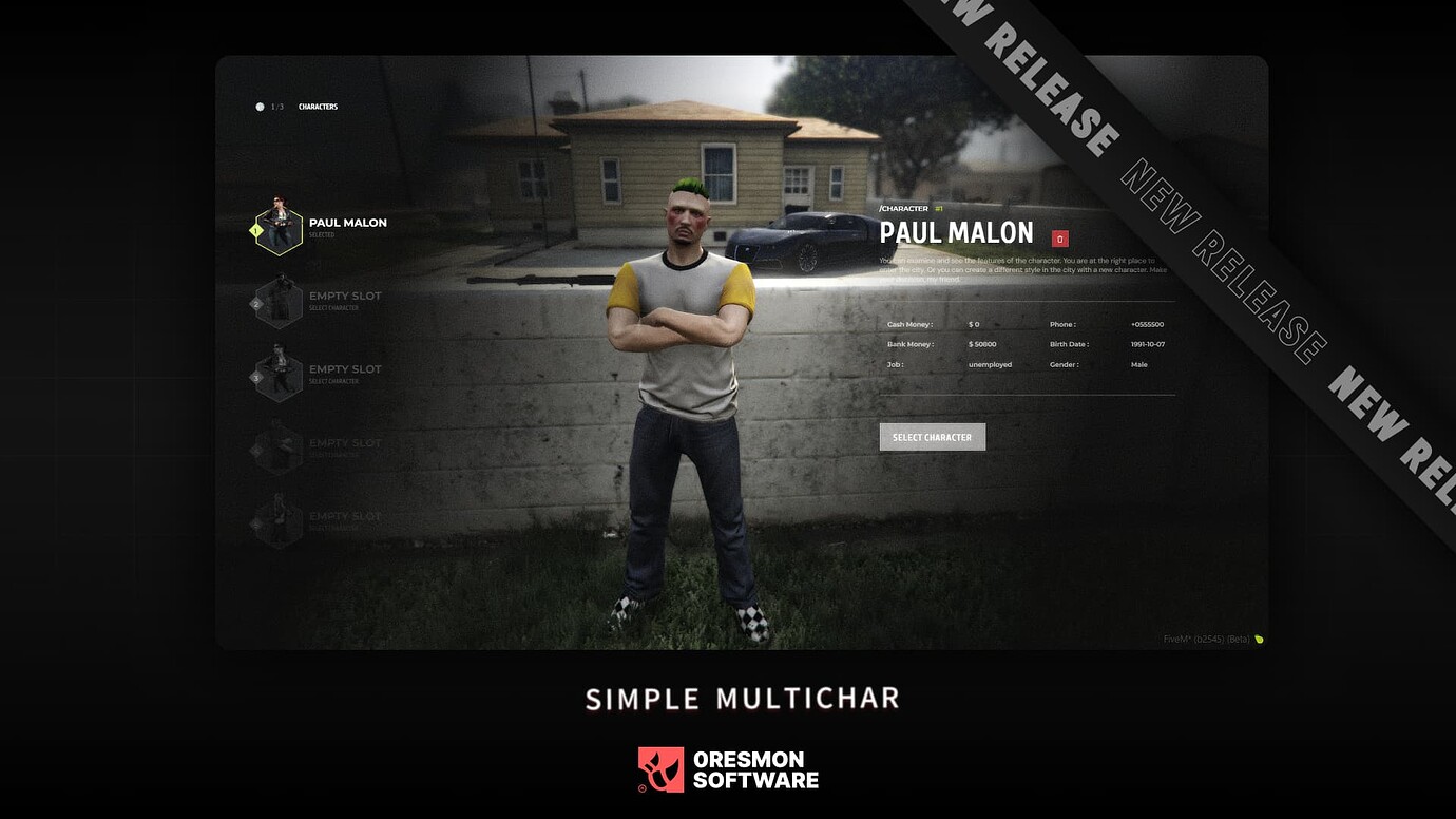 BP Diffrent Multicharacter - Adjustable, Changeable , Slot adjustable ...