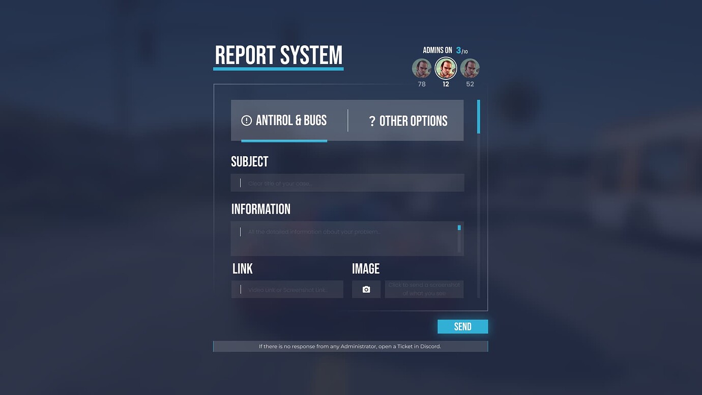 [ESX/QB] The BEST Report System with CHAT, TAGS, HISTORY, TRANSCRIPTS ...