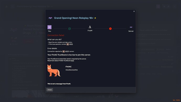 FiniAC - FiveM Client Support - Cfx.re Community