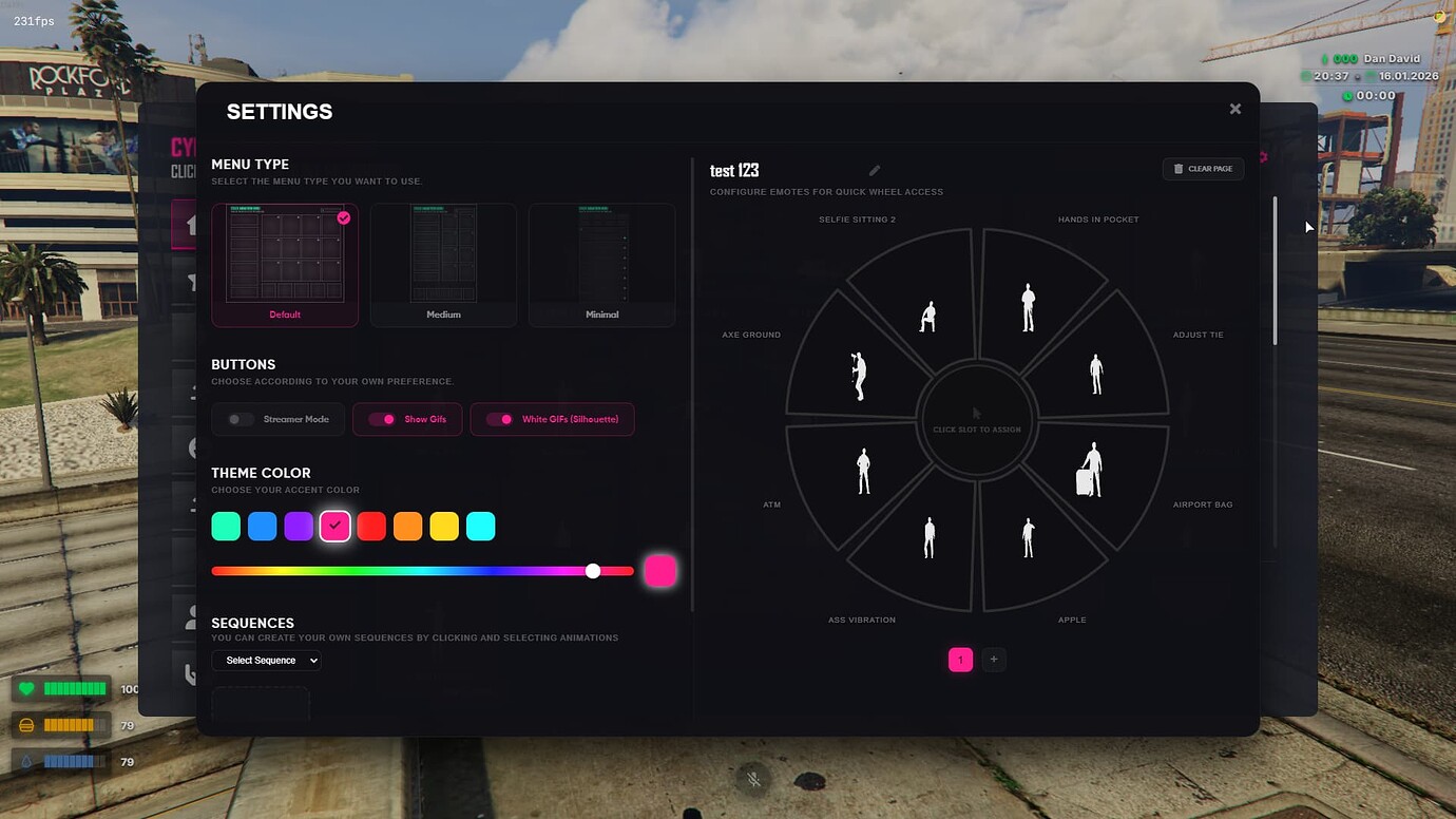 [PAID] [STANDALONE] NEW UI UPDATE! Cylex ANIMATION MENU V2 +6700 EMOTE ...