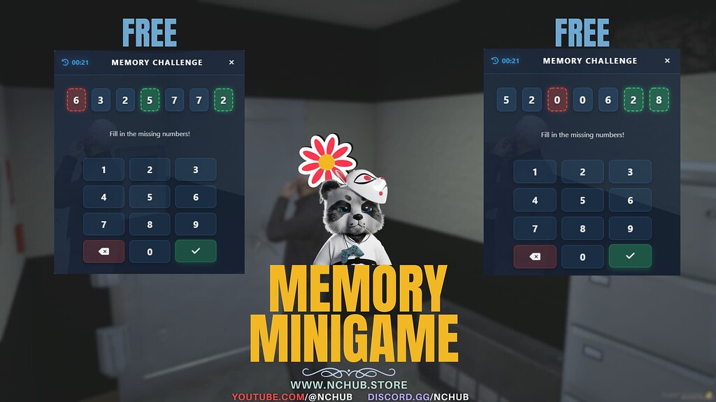 [All Frameworks] - NCHub Memory MiniGame - FiveM Releases - Cfx.re ...