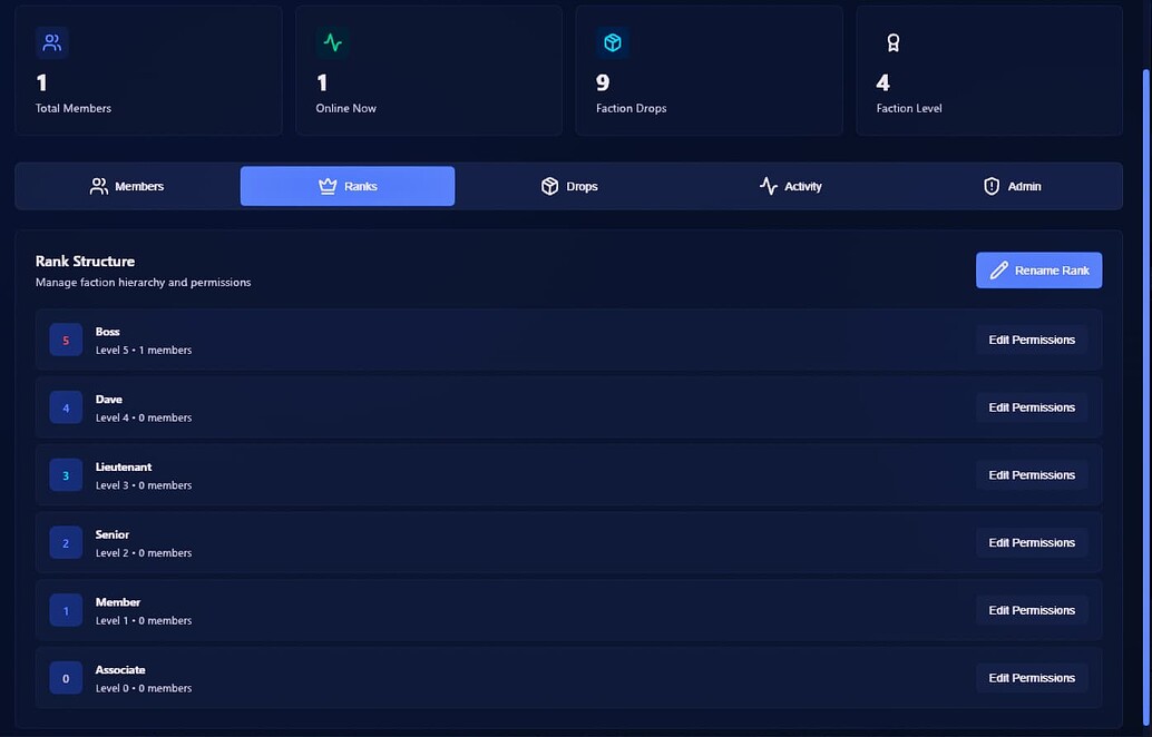 Faction/Gang Management System - FiveM Search
