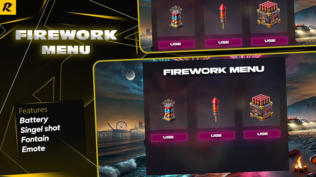 Firework Script for FiveM - FiveM Releases - Cfx.re Community