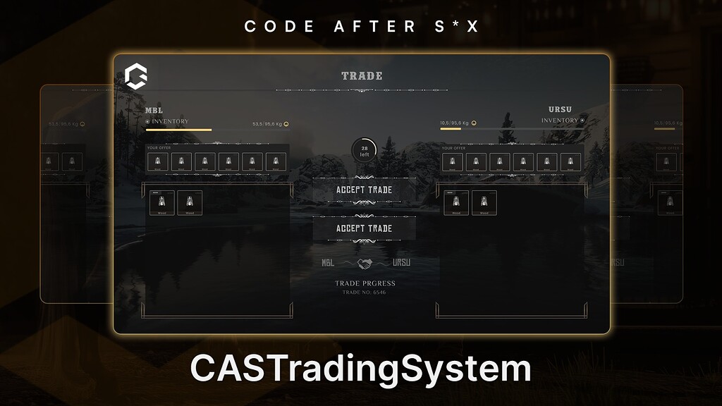 [Code After S*x - Trade Script] An unique Trade script for your servers! All framework friendly ...