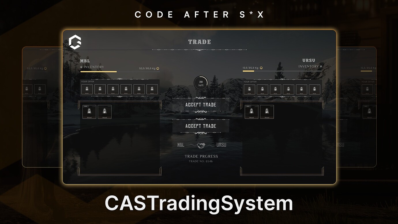 [Code After S*x - Trade Script] An unique Trade script for your servers! All framework friendly ...