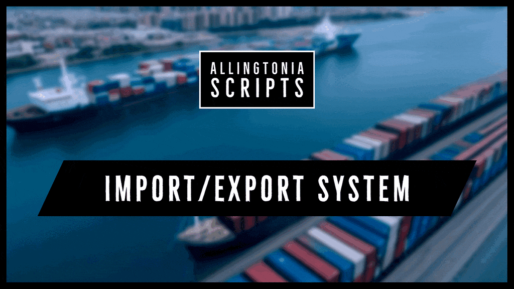 [PAID] [ESX] [OX] Fivem Import/Export-System | Item based real-time auctions and more! - FiveM ...