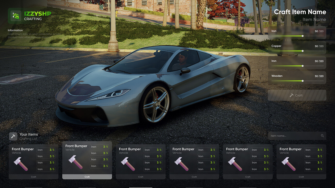 Mechanic job / Boss menu / Garage System [ESX-QB-QBOX] - FiveM Releases ...