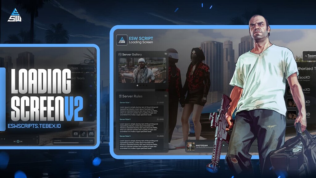 [PAID] Esw Loading Screenv2 [Standalone] - FiveM Releases - Cfx.re ...